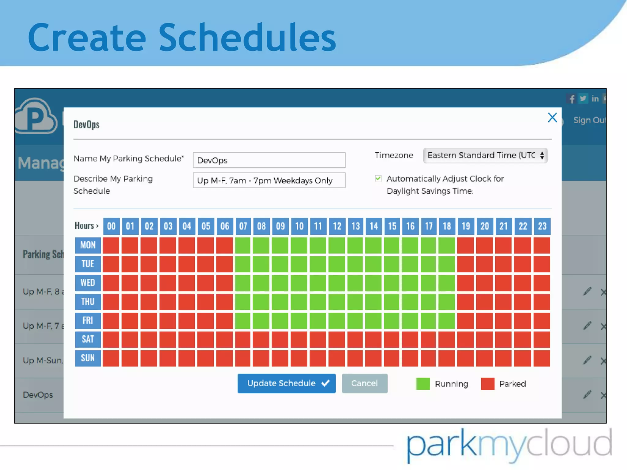 ParkMyCloud - Overview for January 2016 TechBreakfast | PPT