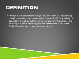 Parkour History | PPT