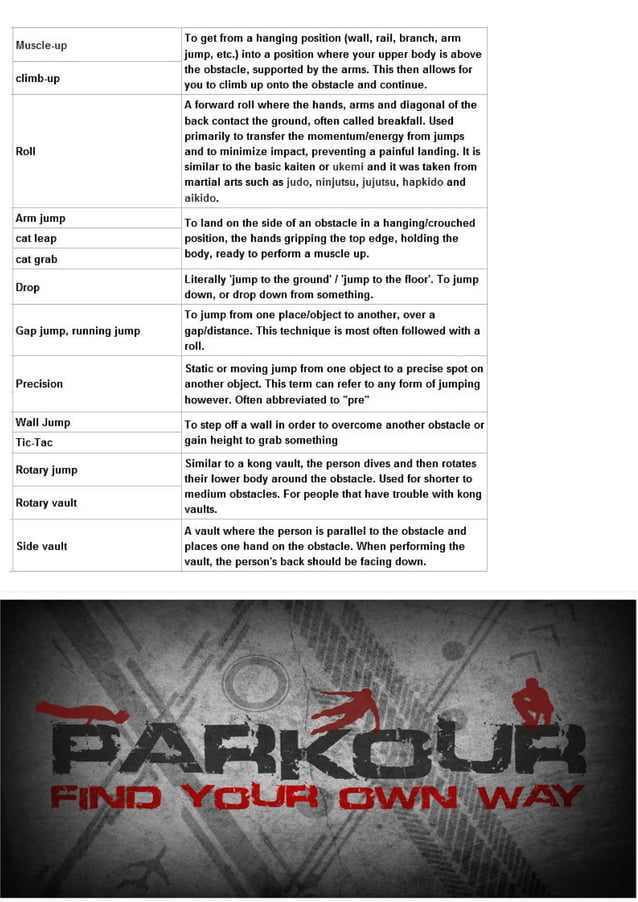 Parkour | PDF