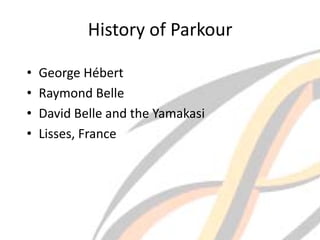 Parkour Jakarta Presentation | PPT