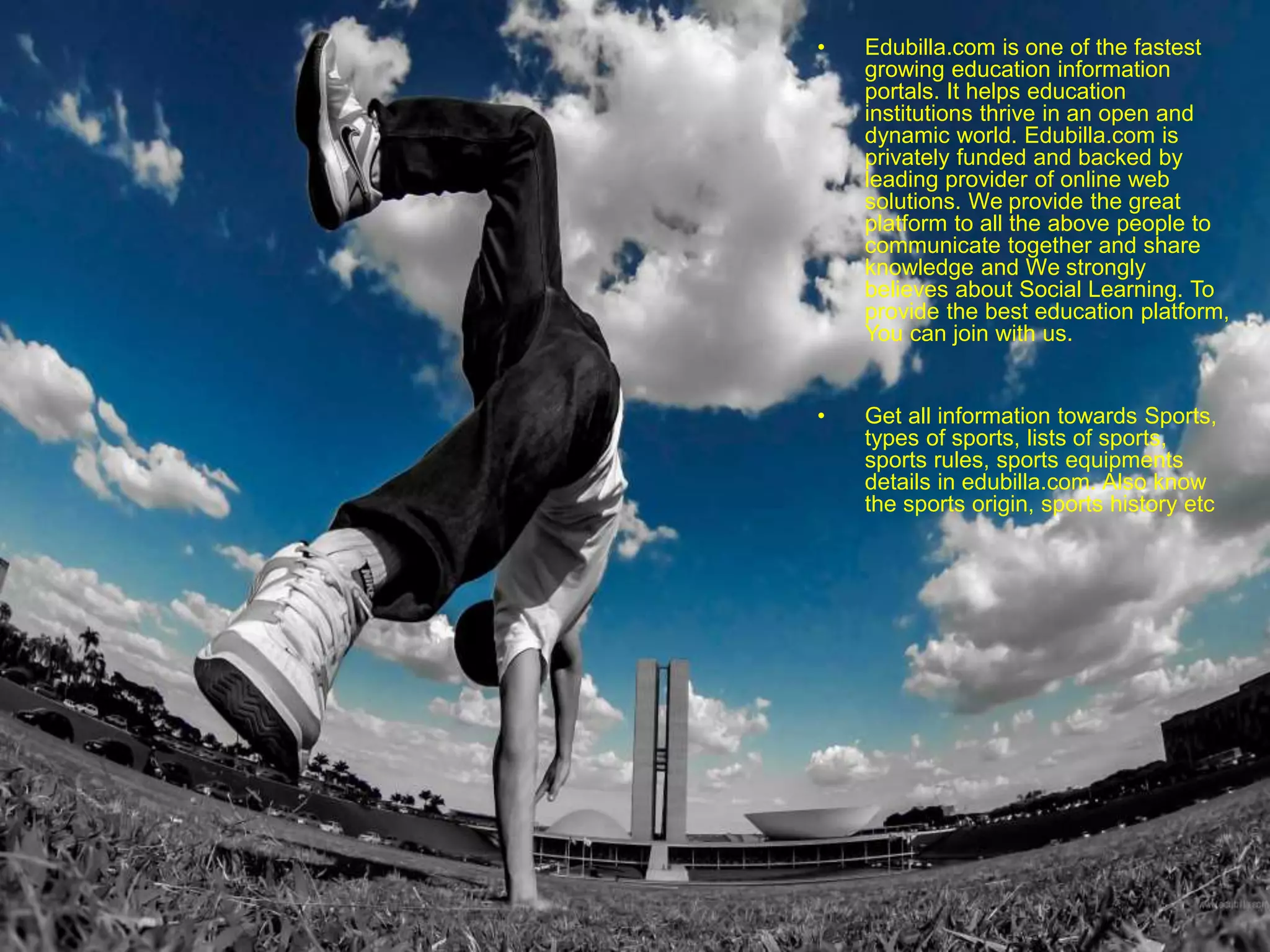 Parkour sports collection information | PPT