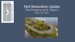 Park Restoration Update | PDF