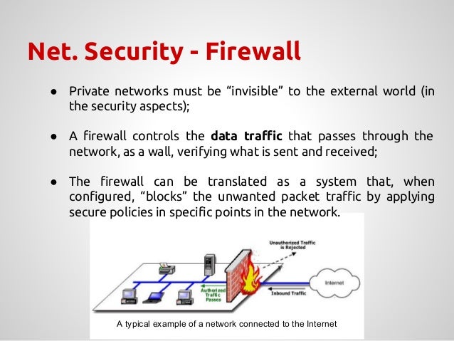 NAT and firewall presentation - how setup a nice firewall
