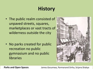 Parks and open spaces | PPTX