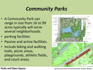 Parks and open spaces | PPTX
