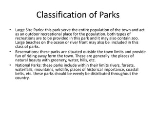 Planning Open spaces | PDF