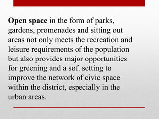 Open Spaces; Parks and play grounds | PPTX