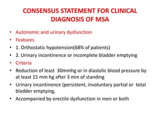 Parkinsonism syndromes with differential diagnosis | PPTX