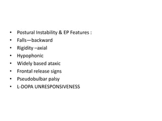 Parkinsonism syndromes with differential diagnosis | PPTX