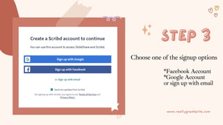 How to sign up & upload on slideshare | PDF