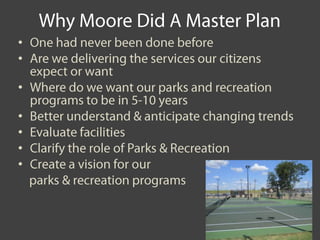 City of Moore Parks Master Plan 2012 | PPTX | Developmental Sites ...