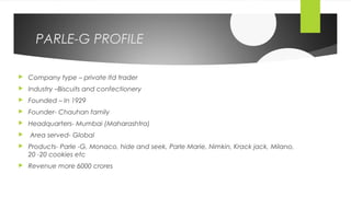 Parle g | PPT | Desserts and Baking | Food & Drink