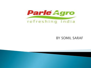 Parle agro 2016 | PPTX