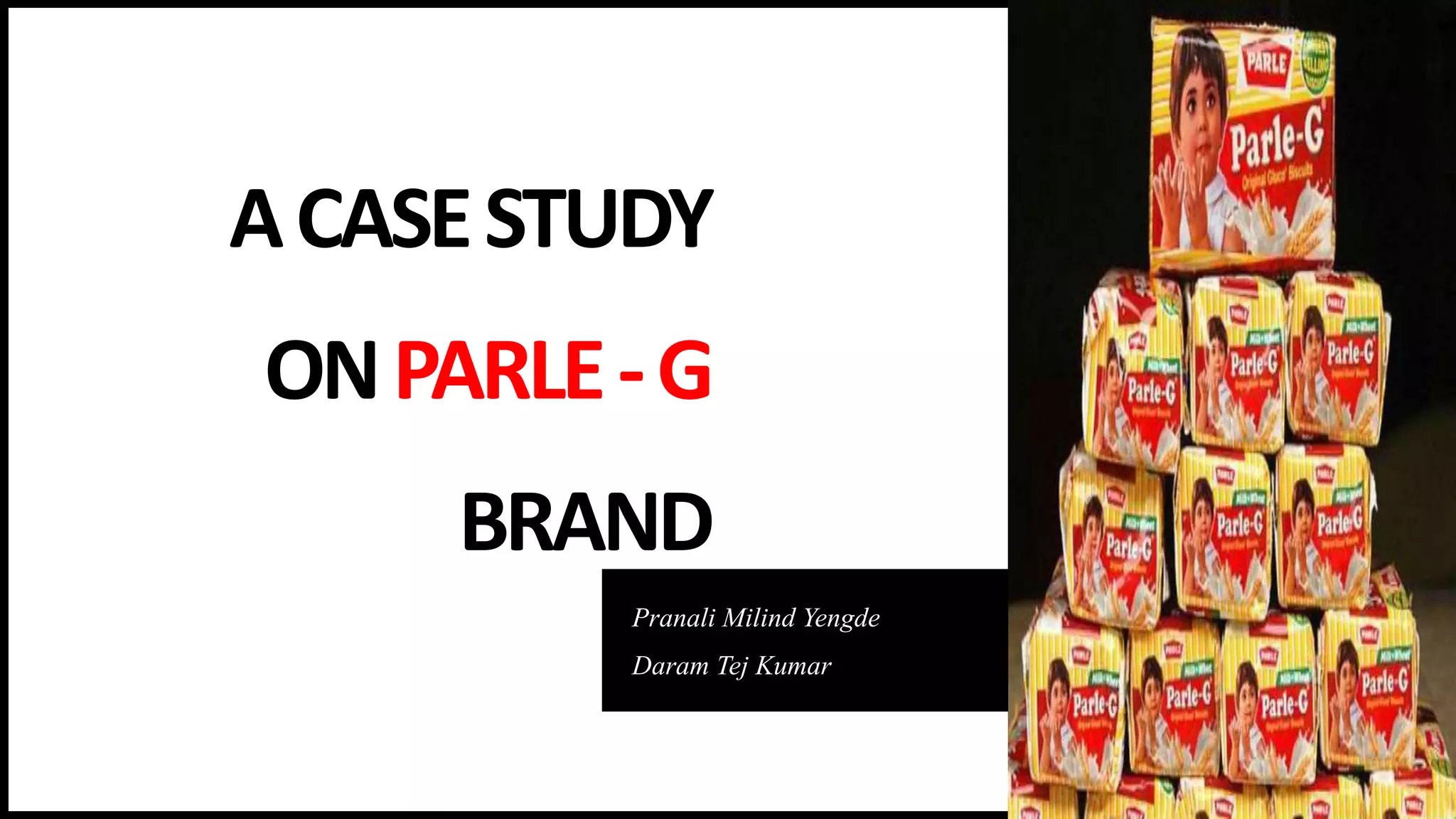 Ad Campaign and Marketing Strategy - PARLE G | PPTX