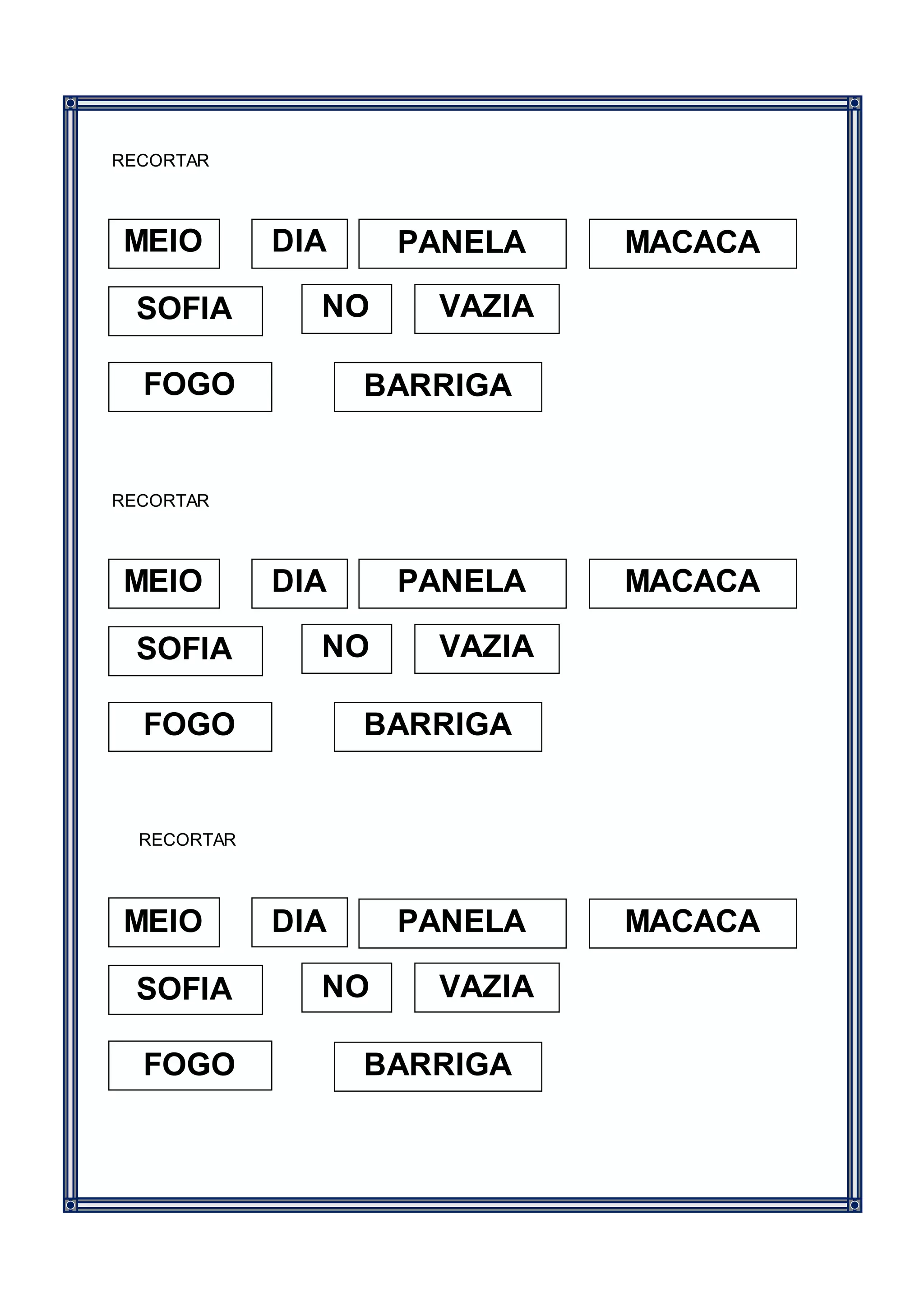Parlendas: O MACACO FOI À FEIRA E MACACA SOFIA | DOCX