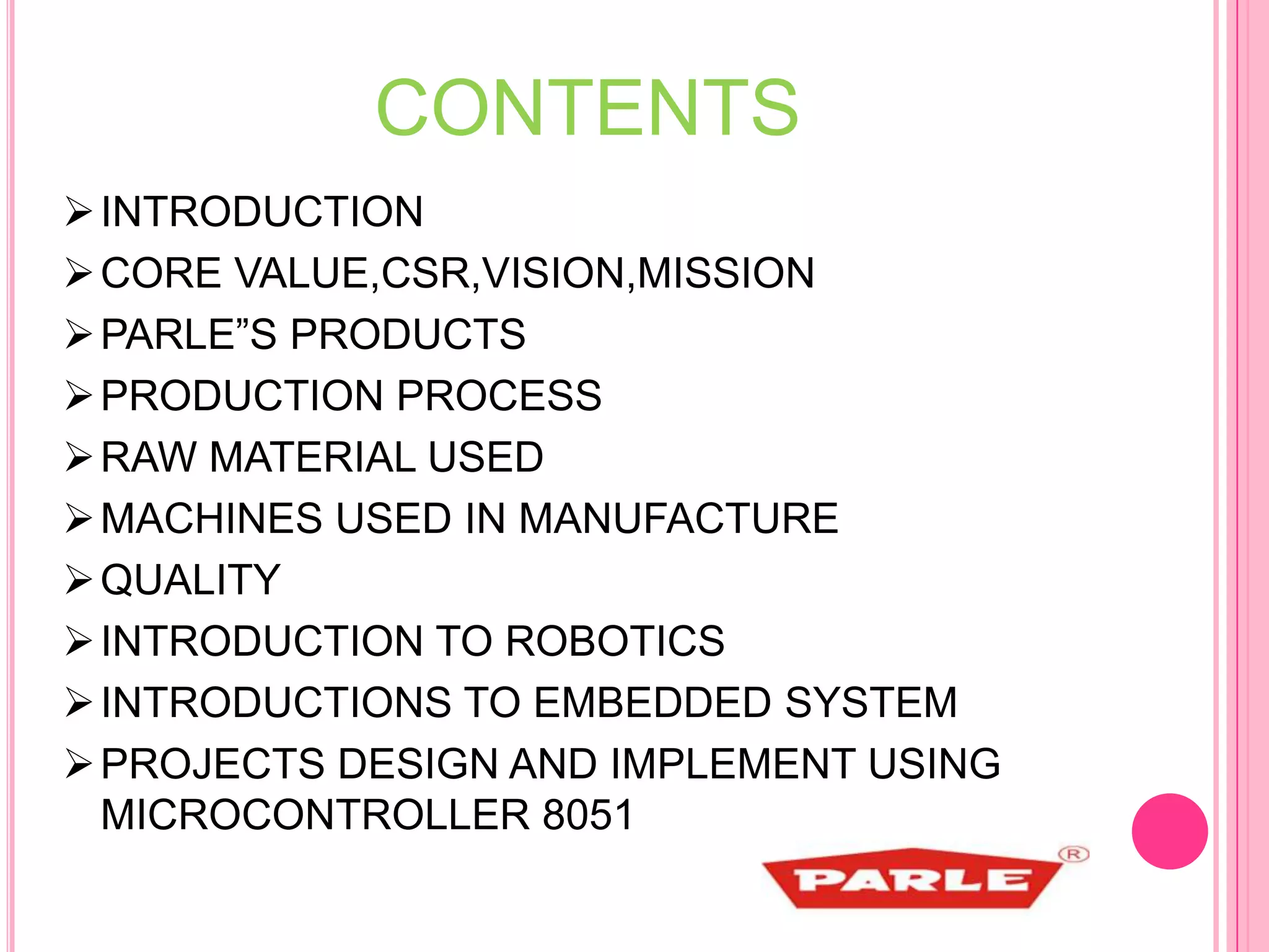 Technology Used in parle biscuits pvt ltd neemrana | PPTX