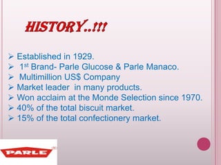 Parle production | PPTX