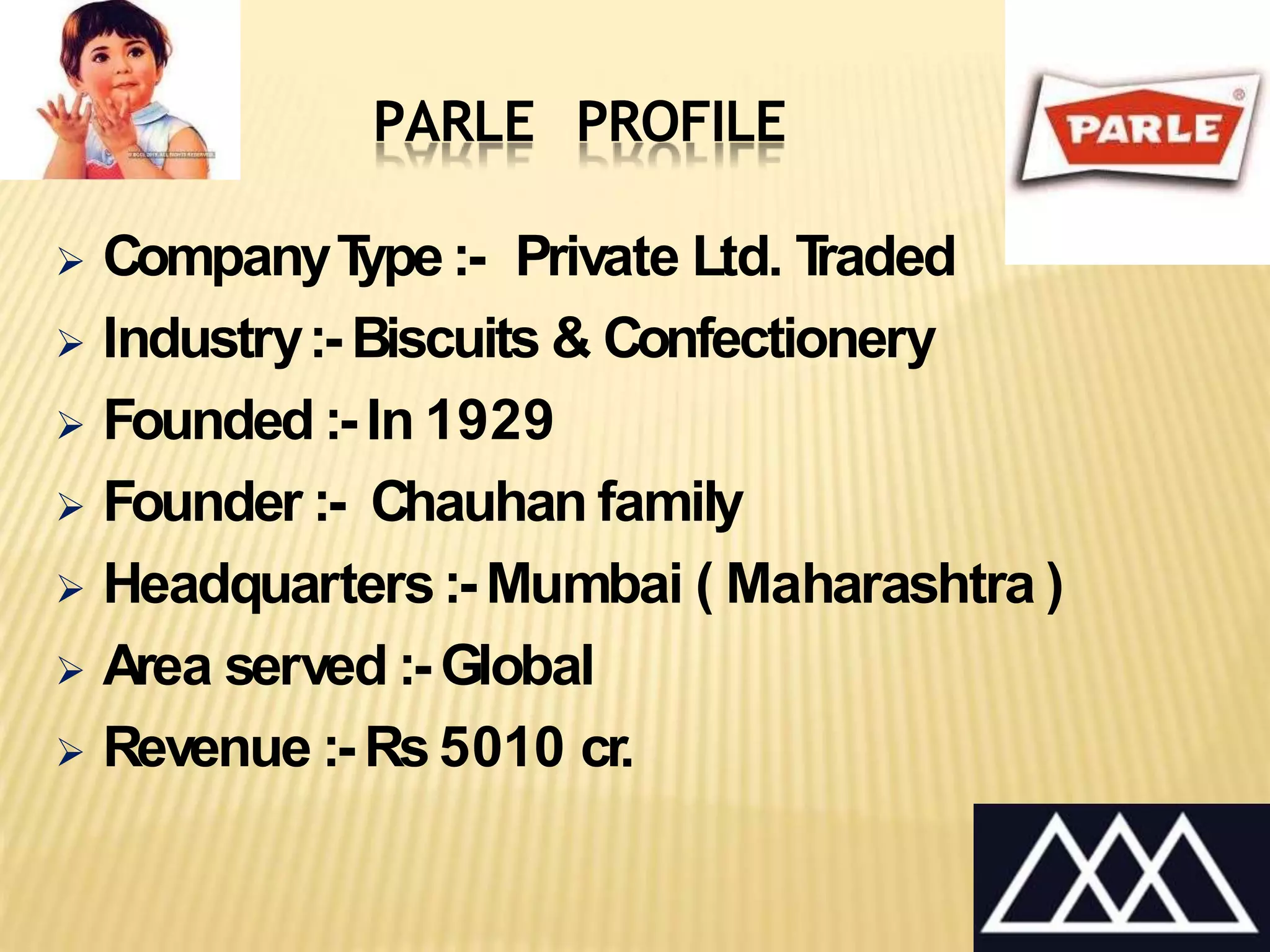 Parle Products - Shreyasi Ray | PPT