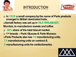 Parle Products - Shreyasi Ray | PPT