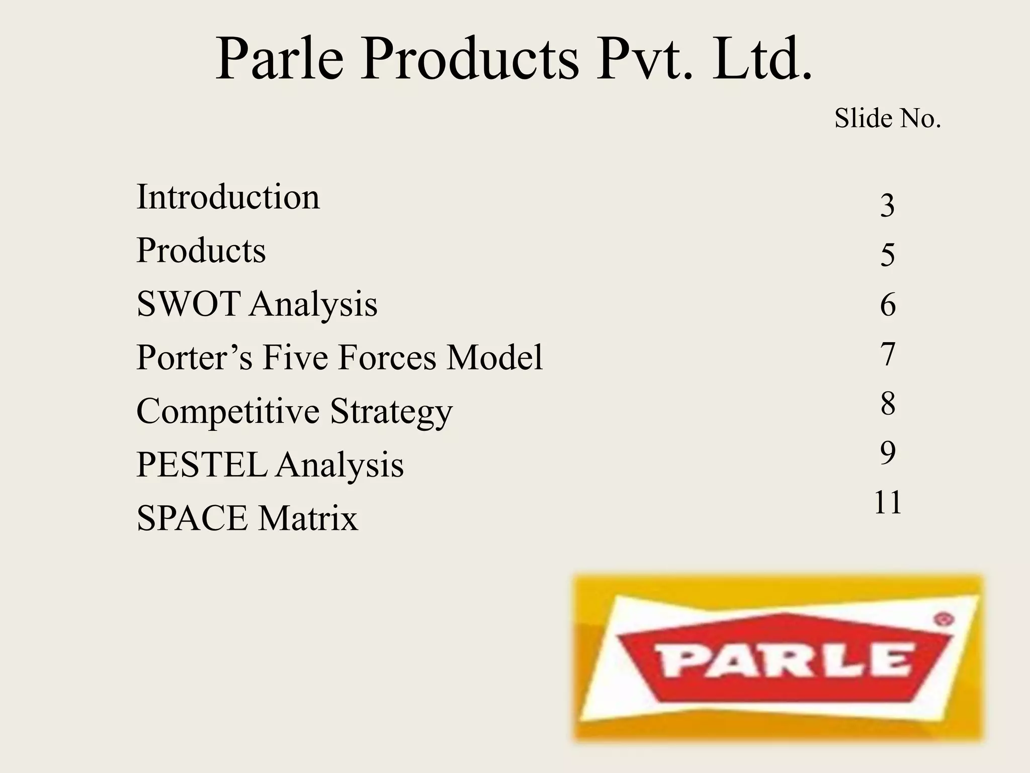 Parle products pvt | PPTX