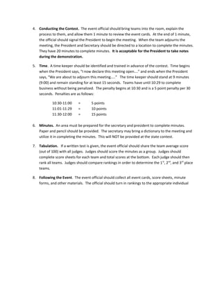 Parliamentary procedure-instructions | DOC | Law