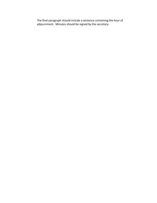 Parliamentary procedure-judges-guide | DOC | Law