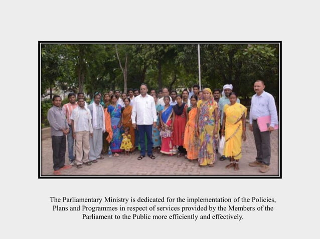 Parliamentary affairs minister | PPT