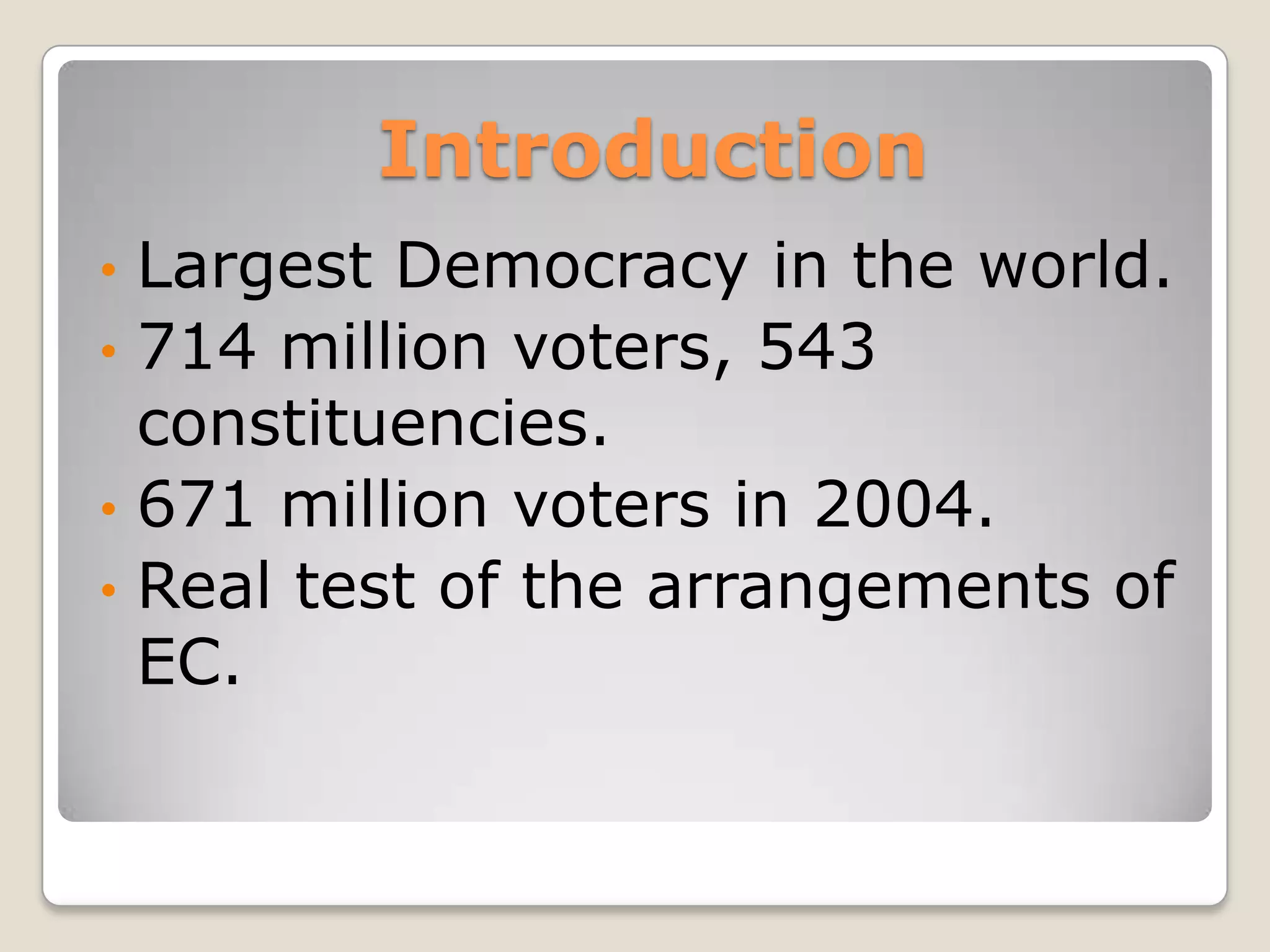 Parliamentary Elections 2009 | PPTX