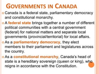Parliamentary Government of Canada | PPTX
