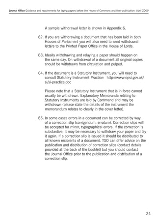 Parliamentary information office laying-papers | PDF