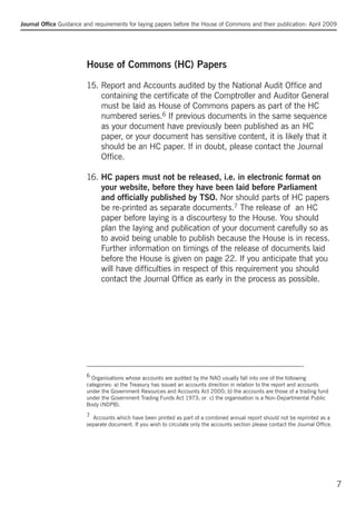 Parliamentary information office laying-papers | PDF