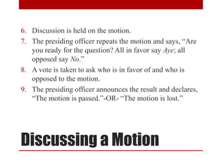 parliamentaryprocedure-111225090929-phpapp02.ppt