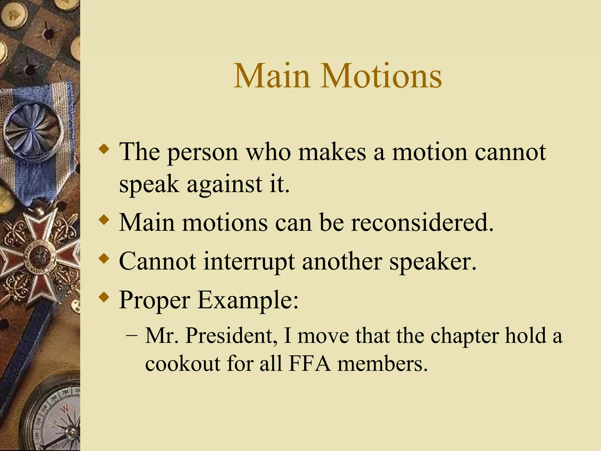 Parliamentary procedure | PPT