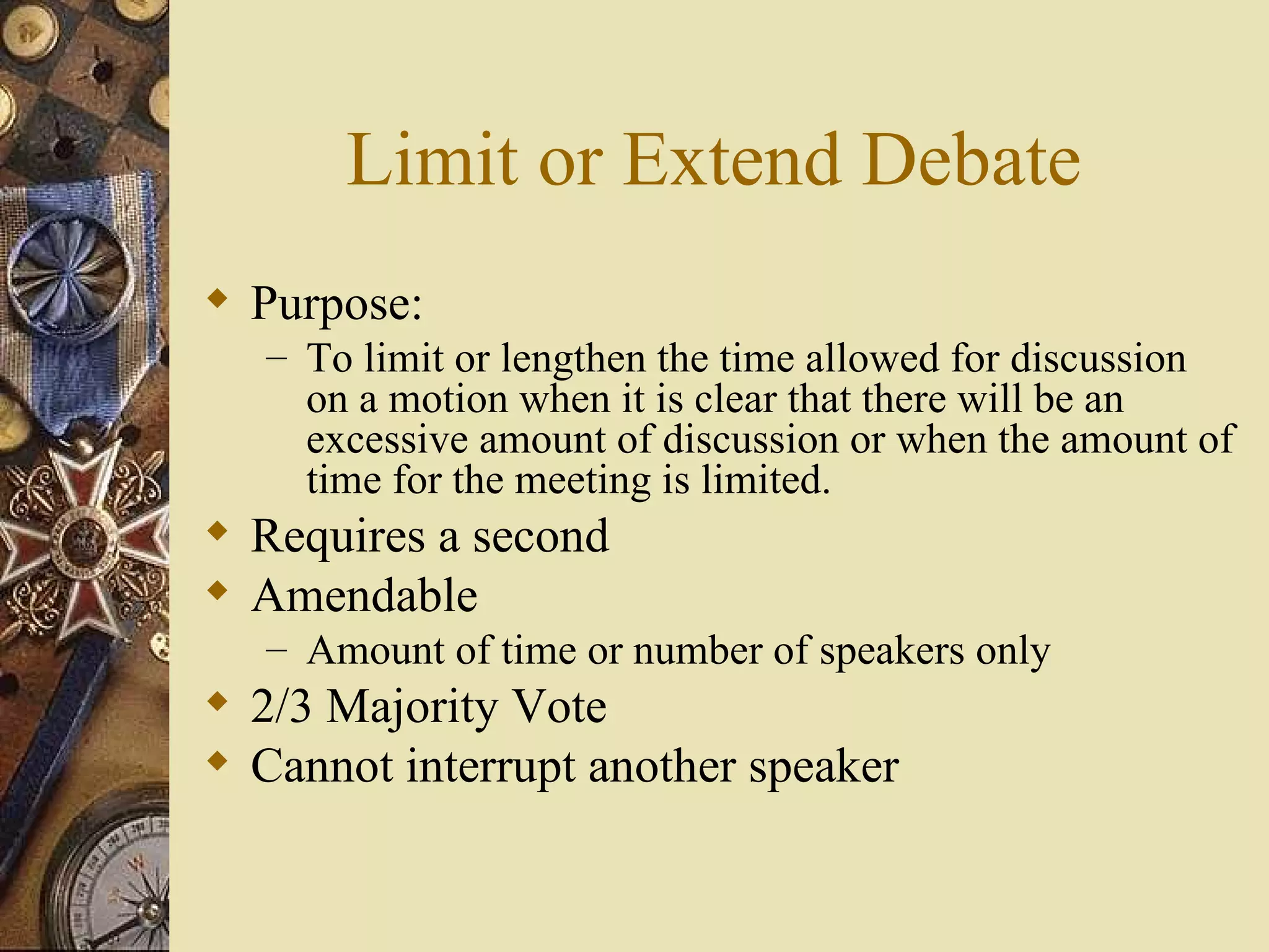 Parliamentary procedure | PPT