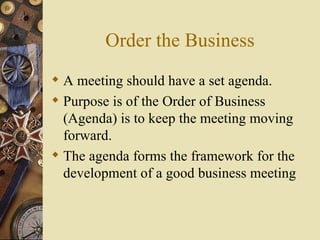 Parliamentary procedure | PPT