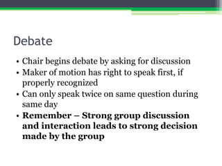 4-H Parliamentary Procedure Basics | PPTX