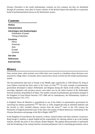 Parliamentary system | PDF