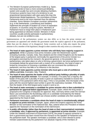 Parliamentary system | PDF