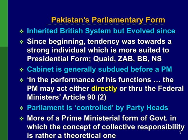 Parliamentary system of Pakistan.pptx