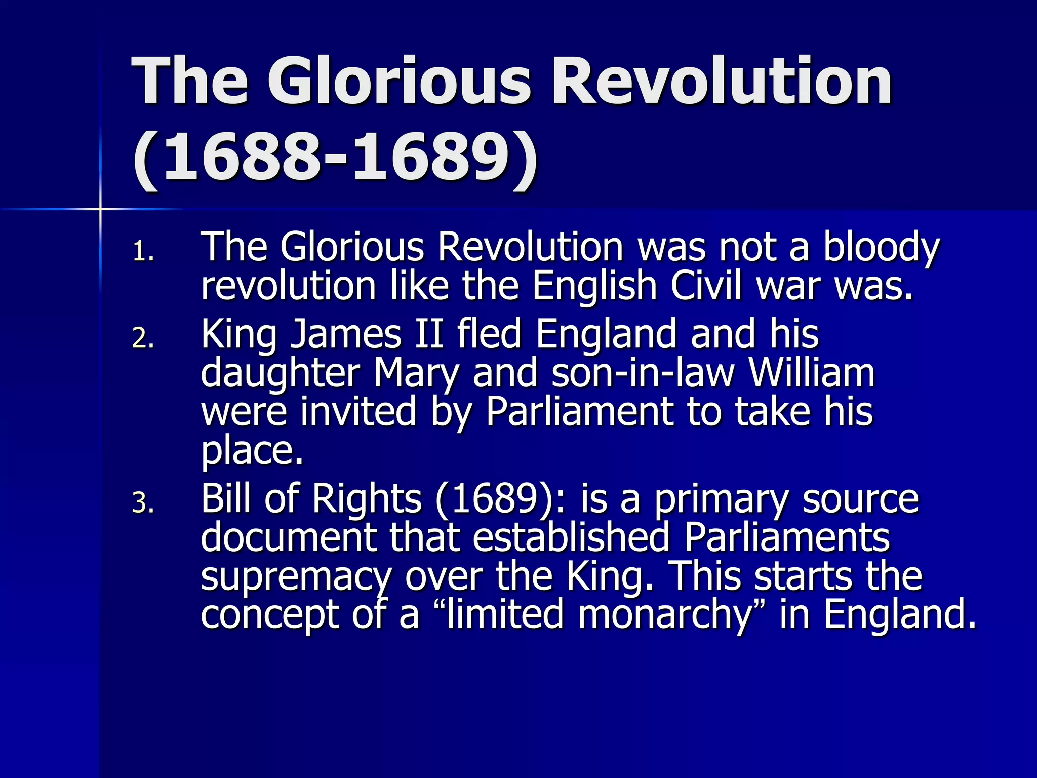 The Revolutions in England | PPT