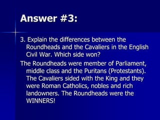 The Revolutions in England | PPT