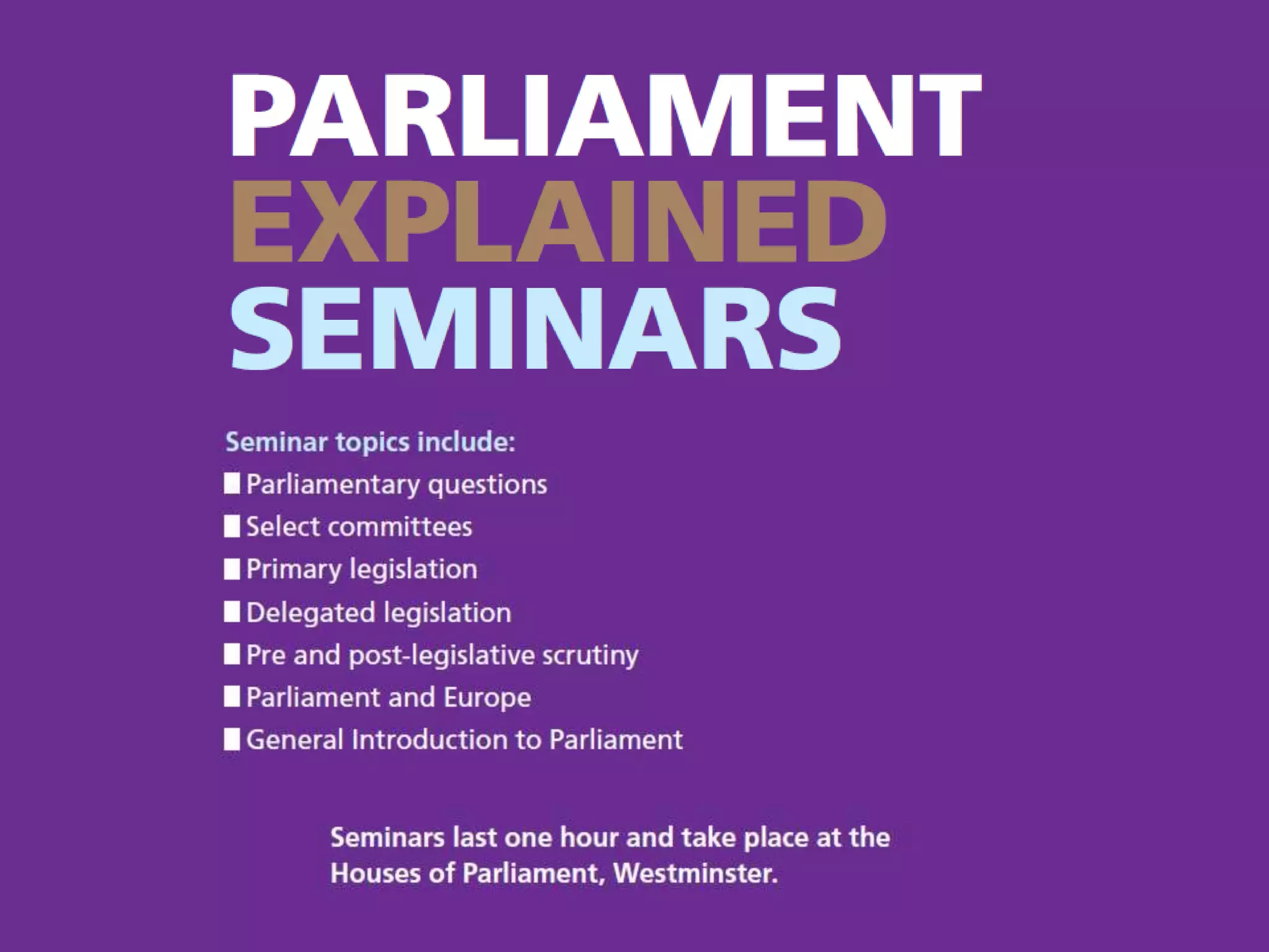 Parliament Explained: Introduction to Parliament | PPTX