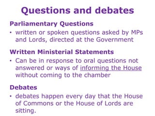 Parliament Explained: Introduction to Parliament | PPTX