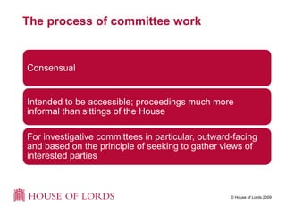 House of Lords select committees | PPT