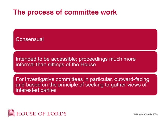 House of Lords select committees | PPT
