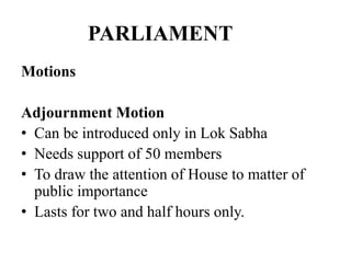 Parliament of india | PPTX