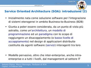 Parliamo di SOA | ODP | Computing | Technology & Computing