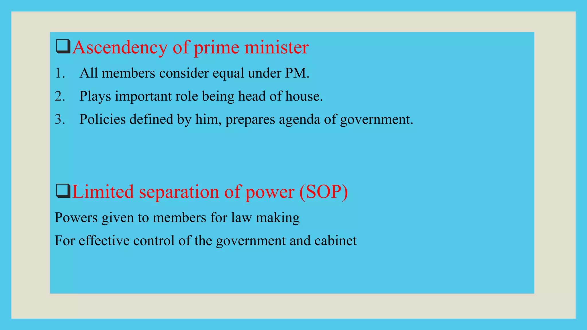 Parliamentary system | PPT