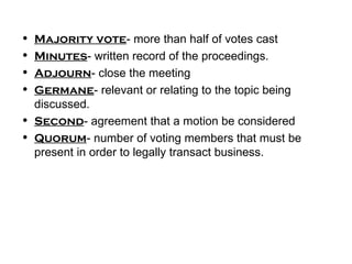 Parli pro | PPT | Law