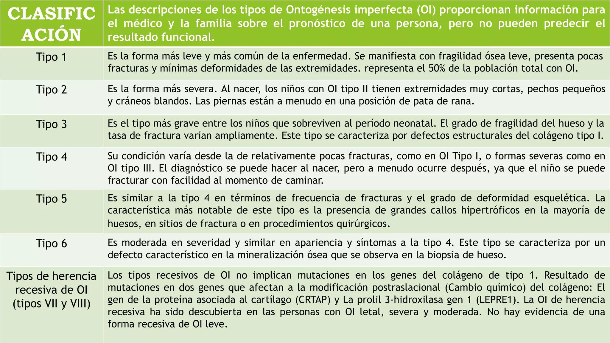Parálisis cerebral y OSTEOGÉNESIS IMPERFECTA | PPTX